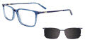 EasyClip EC512 With Magnetic Clip-On Lens Eyeglasses | FramesDirect.com
