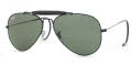 Ray-Ban RB3030 - Outdoorsman Aviator with Cable Temples Sunglasses ...
