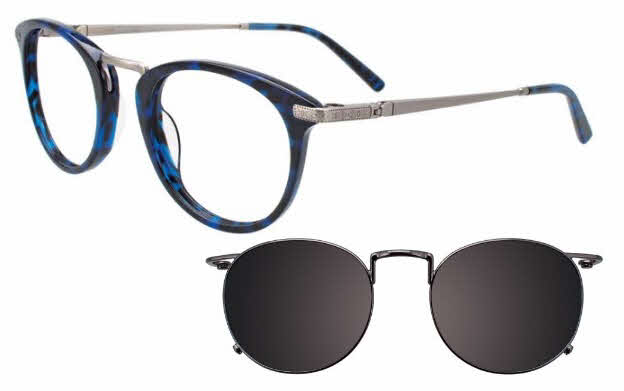 EasyClip EC485 With Magnetic Clip-On Lens Eyeglasses | FramesDirect.com