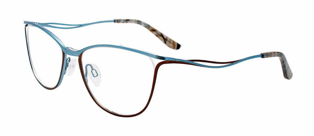 EasyClip EC546 With Magnetic Clip-On Lens Eyeglasses | FramesDirect.com