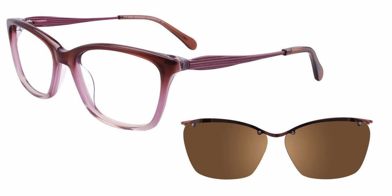 EasyClip EC403 With Magnetic Clip-On Lens Eyeglasses | FramesDirect.com